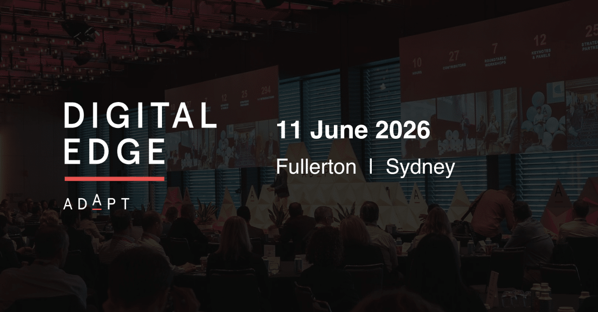ADAPT Digital Edge | 11 June 2026 | Digital Transformation Conference